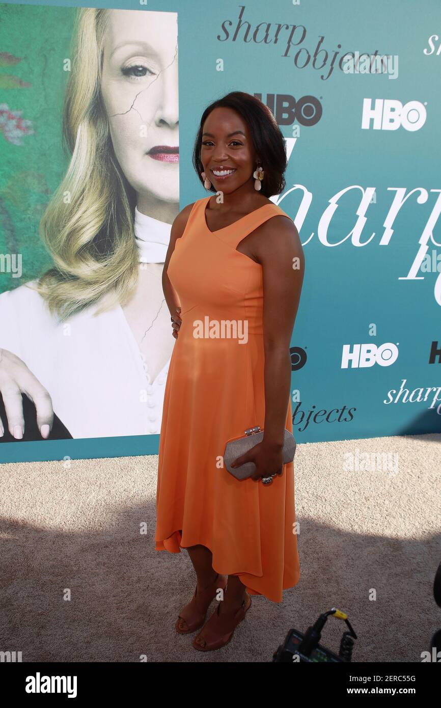 Hilary Ward attends the Premiere Of HBO's "Sharp Objects" held at The ...