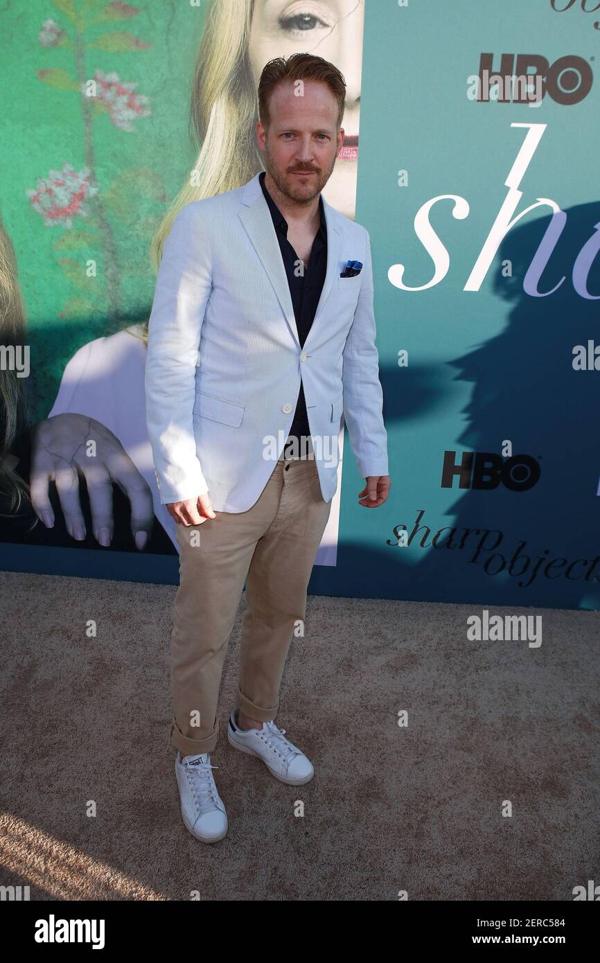 David Sullivan attends the Premiere Of HBO's "Sharp Objects" held at ...