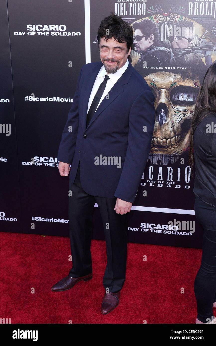 Benicio Del Toro at Columbia Pictures' 'Sicario: Day Of The Soldado ...