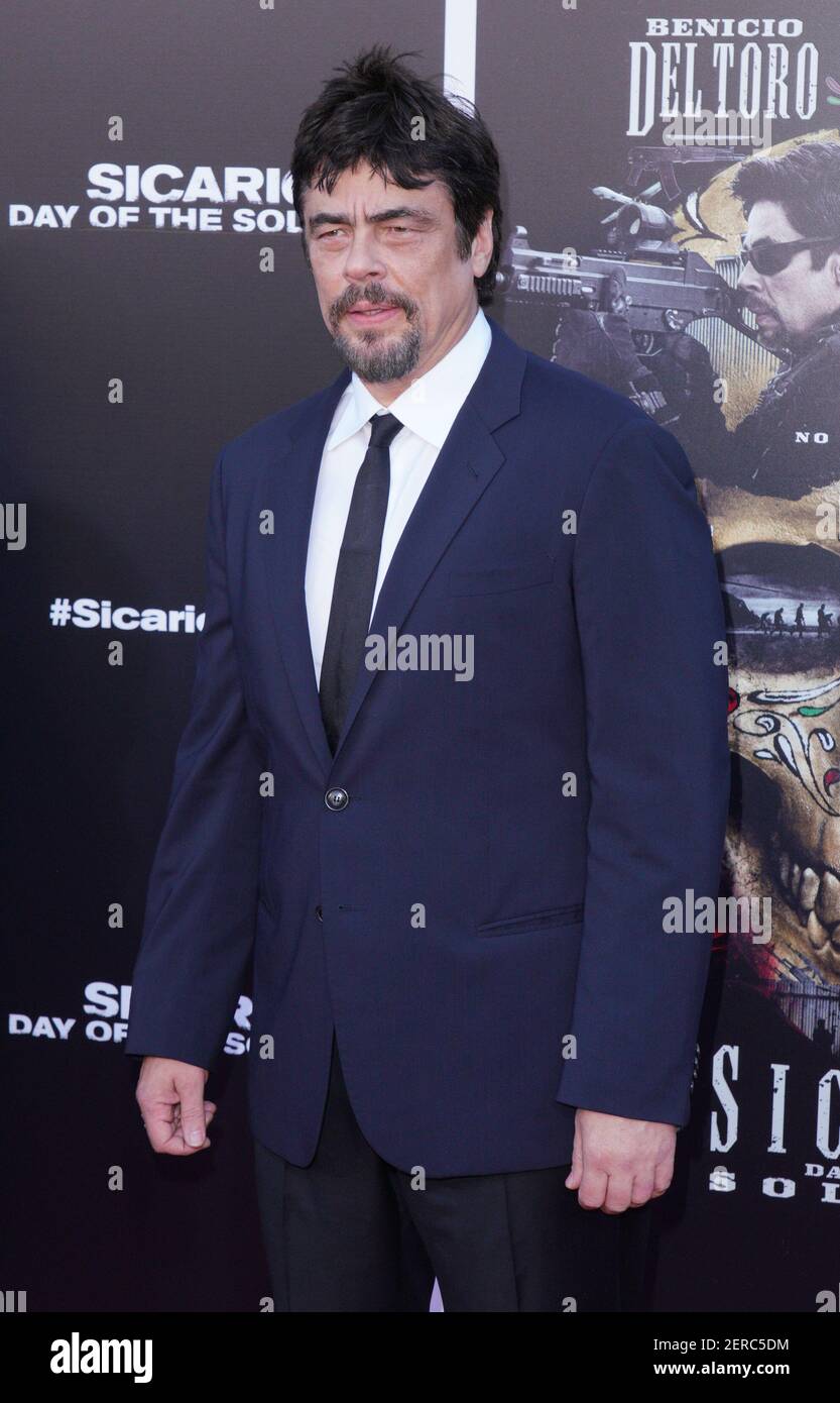 Benicio Del Toro at Columbia Pictures' 'Sicario: Day Of The Soldado ...