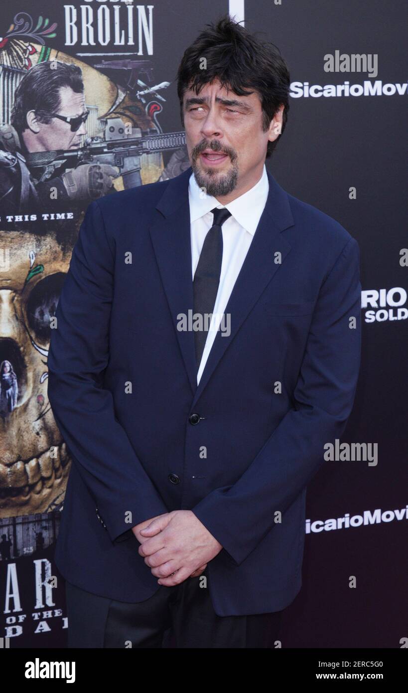 Benicio Del Toro at Columbia Pictures' 'Sicario: Day Of The Soldado ...