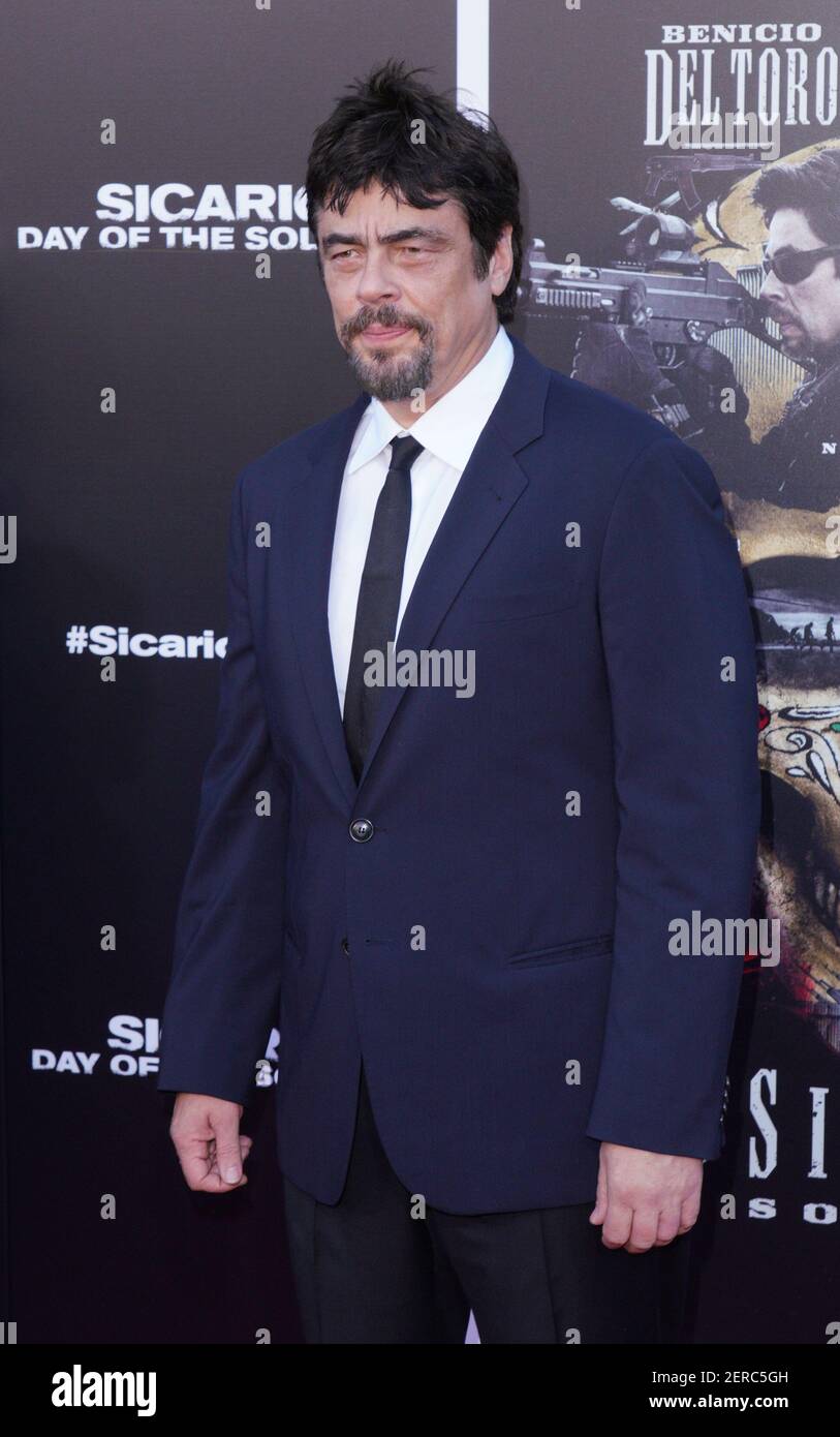 Benicio Del Toro at Columbia Pictures' 'Sicario: Day Of The Soldado ...