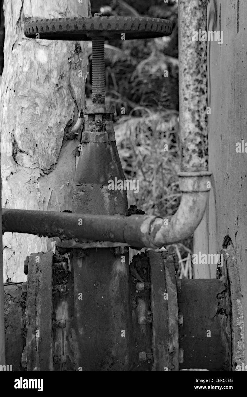 Navy fuel tanks Cairns Qld Australia. Built 1943 for allied military ...