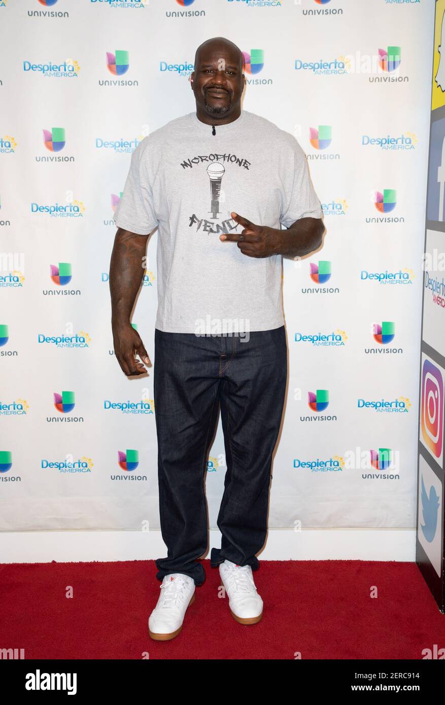 MIAMI,FLORIDA-JUNE 28: Actor and former basketball player Shaquille O ...