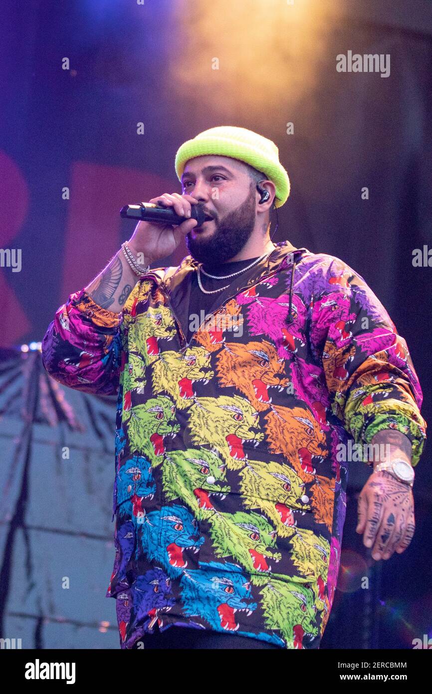 Rapper Belly (Ahmad Balshe) during Summerfest Music Festival at Henry ...