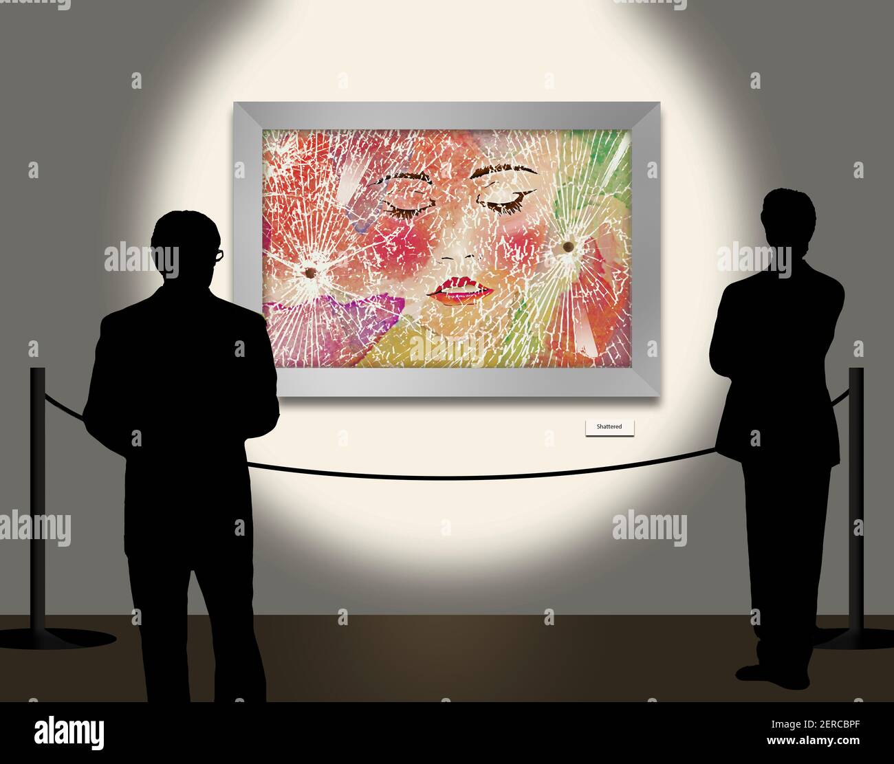 Security guard art gallery hi-res stock photography and images - Alamy