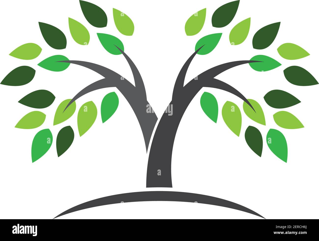 Tree logo template vector icon illustration design Stock Vector Image ...