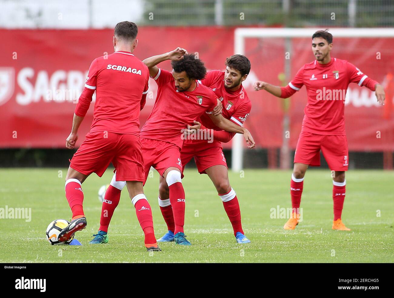 Braga, 07/02/2018 - Sporting Clube de Braga trained this morning on the ...