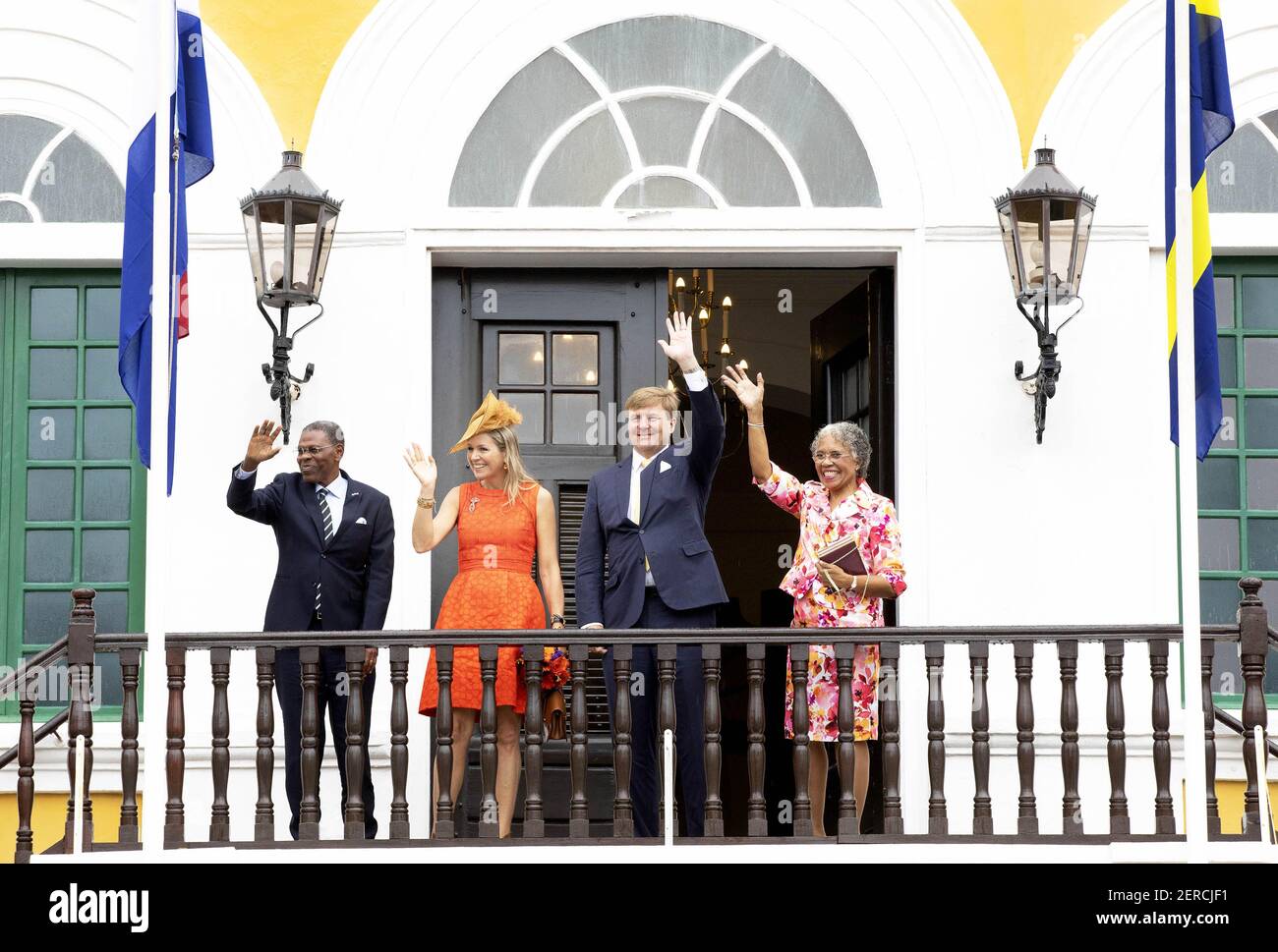 Queen Maxima and King Willem-Alexander on the 1st day of a 2-day visit ...
