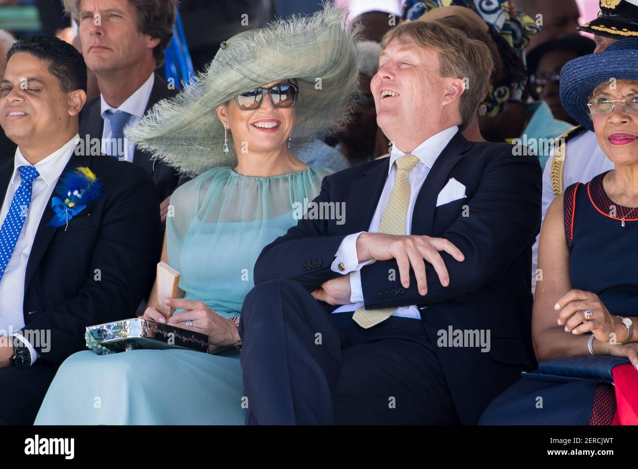 King Willem-Alexander and Queen Maxima on day two of their two-day ...