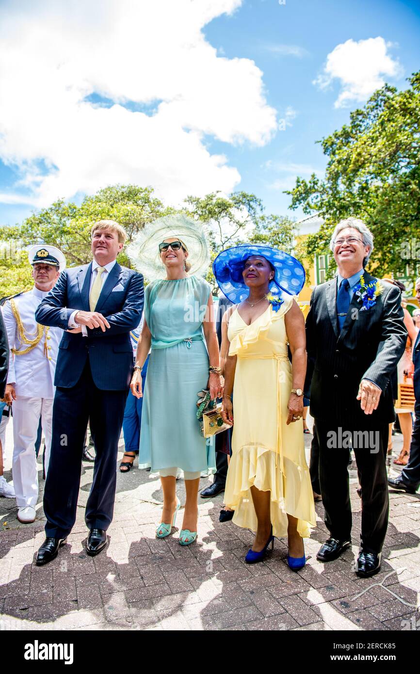 King Willem-Alexander and Queen Maxima visit Festival di Pueblo on day ...