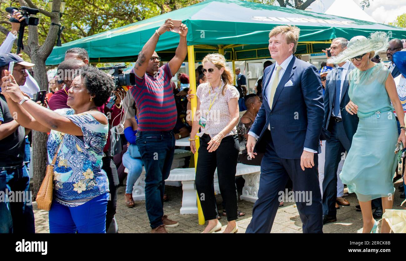 King Willem-Alexander and Queen Maxima visit Festival di Pueblo on day ...