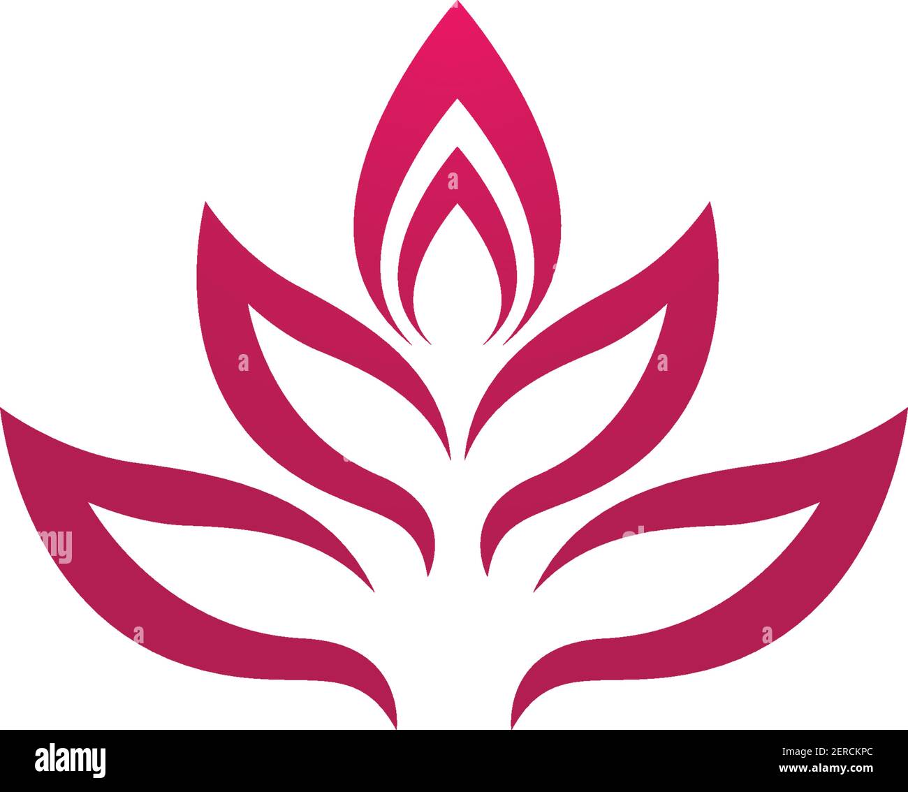 Beauty Vector flowers design logo Template icon Stock Vector Image ...