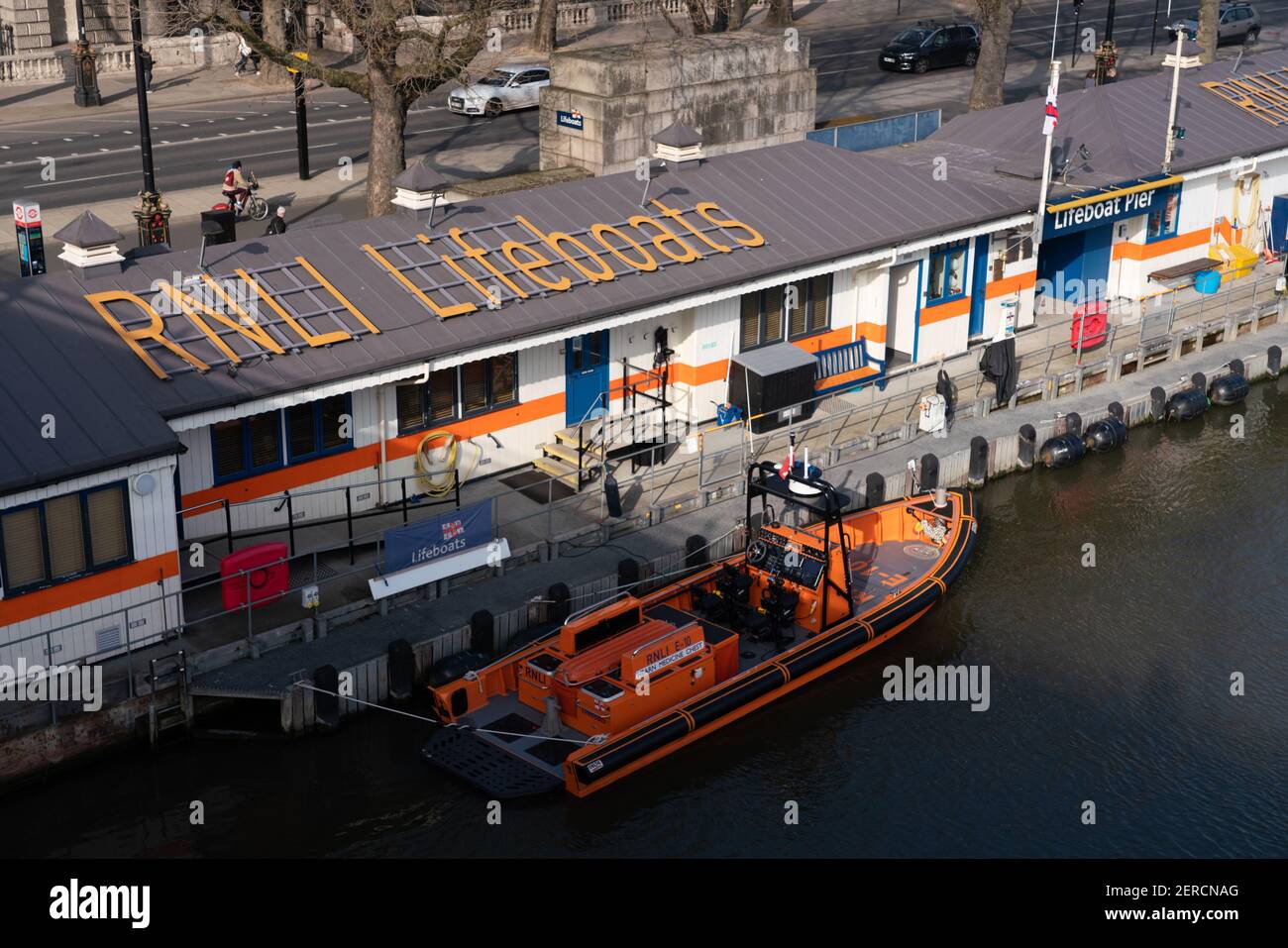 RNLI Tower Lifeboat Station Stock Photo - Alamy