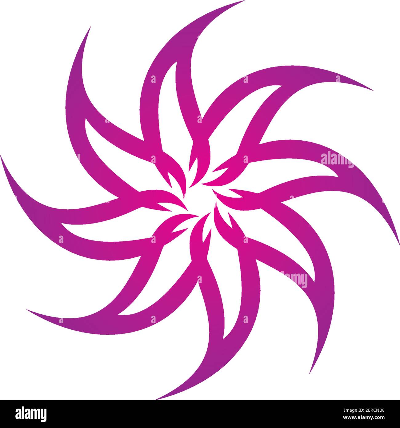 Beauty Vector flowers design logo Template icon Stock Vector Image ...