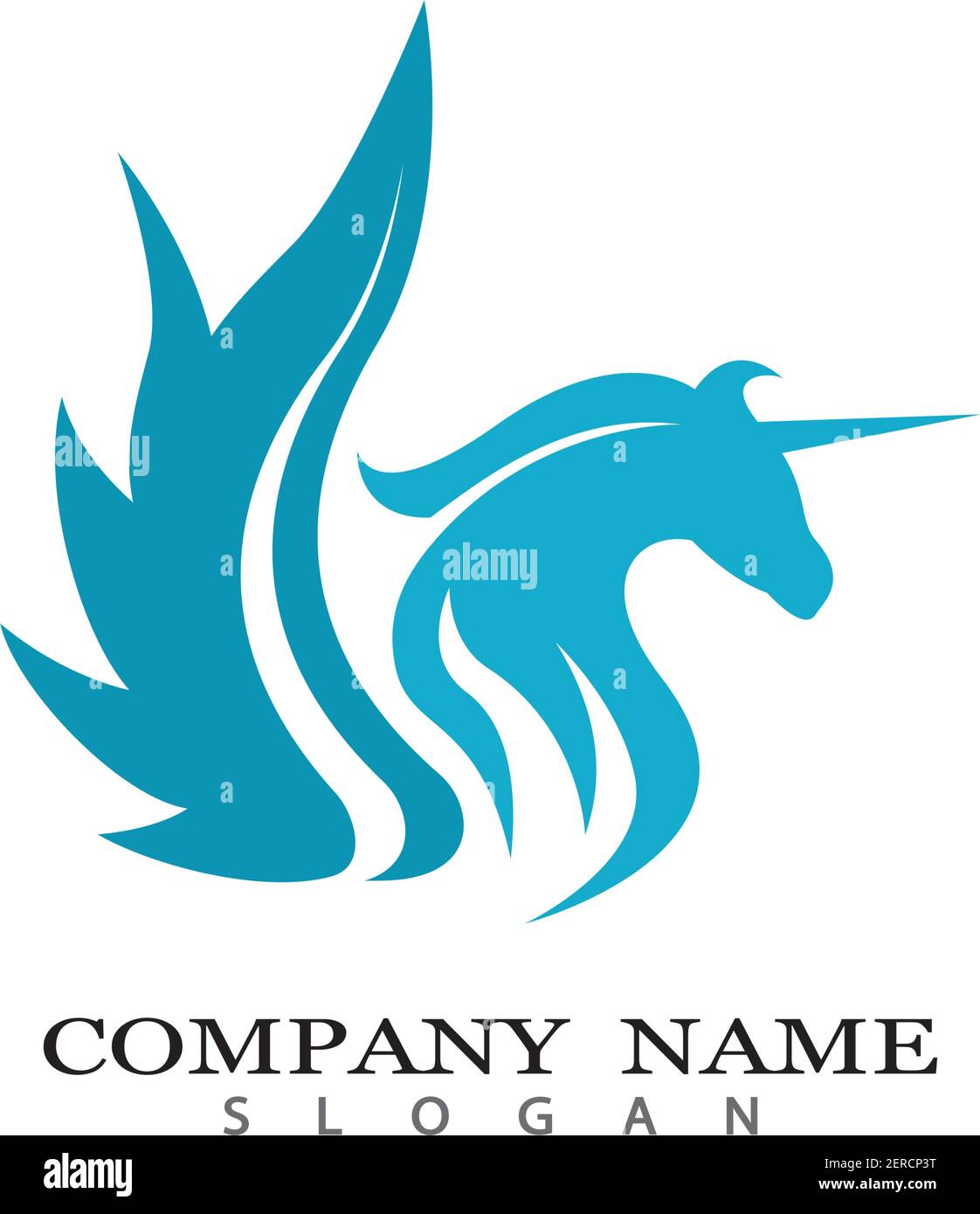 Unicorn logo template vector icon illustration design Stock Vector ...