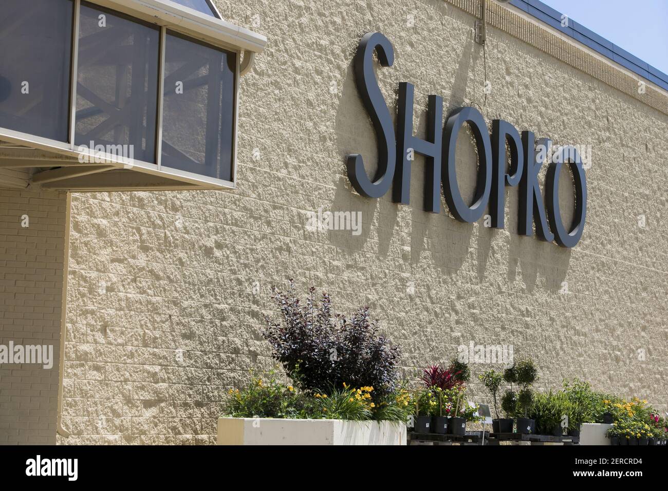 A logo sign outside of a Shopko retail store in Kenosha, Wisconsin, on ...