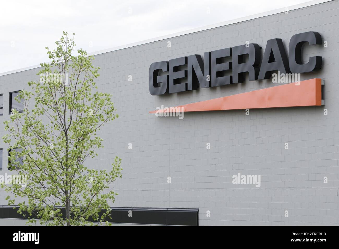 A logo sign outside of the headquarters of Generac Power Systems in ...