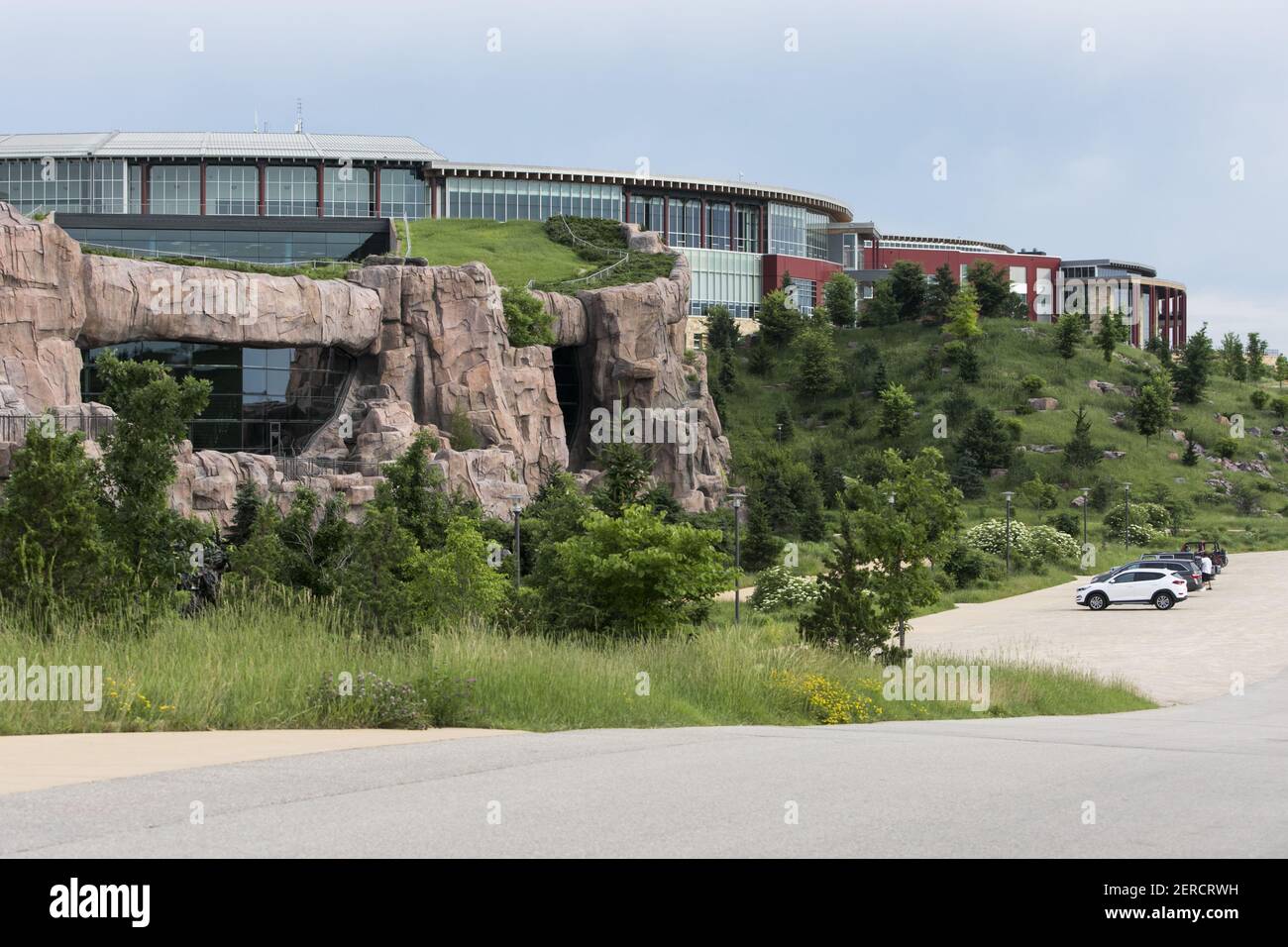 A view of the headquarters complex of the Epic Systems Corporation in ...