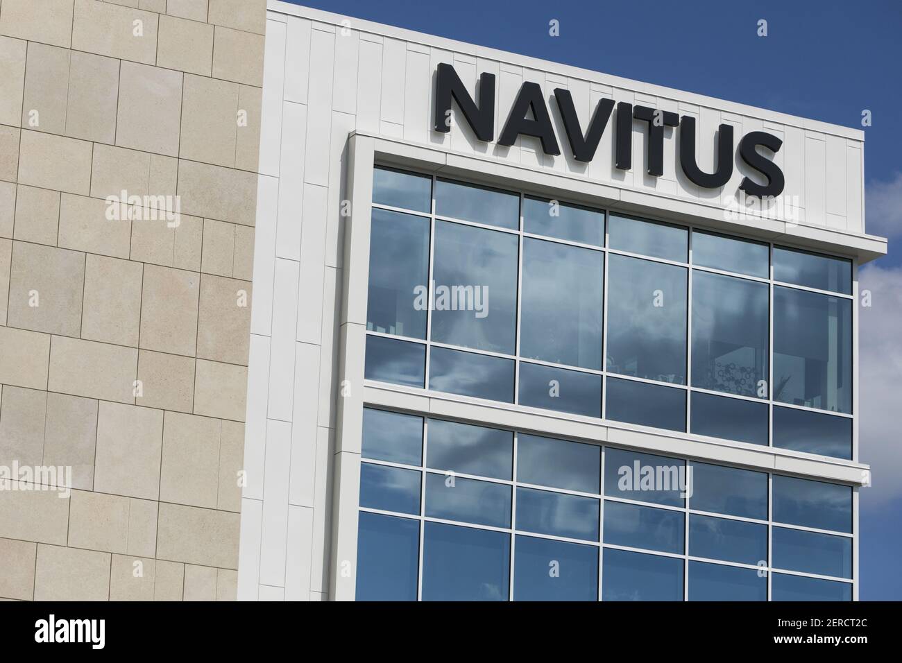 A logo sign outside of the headquarters of Navitus Health Solutions in ...