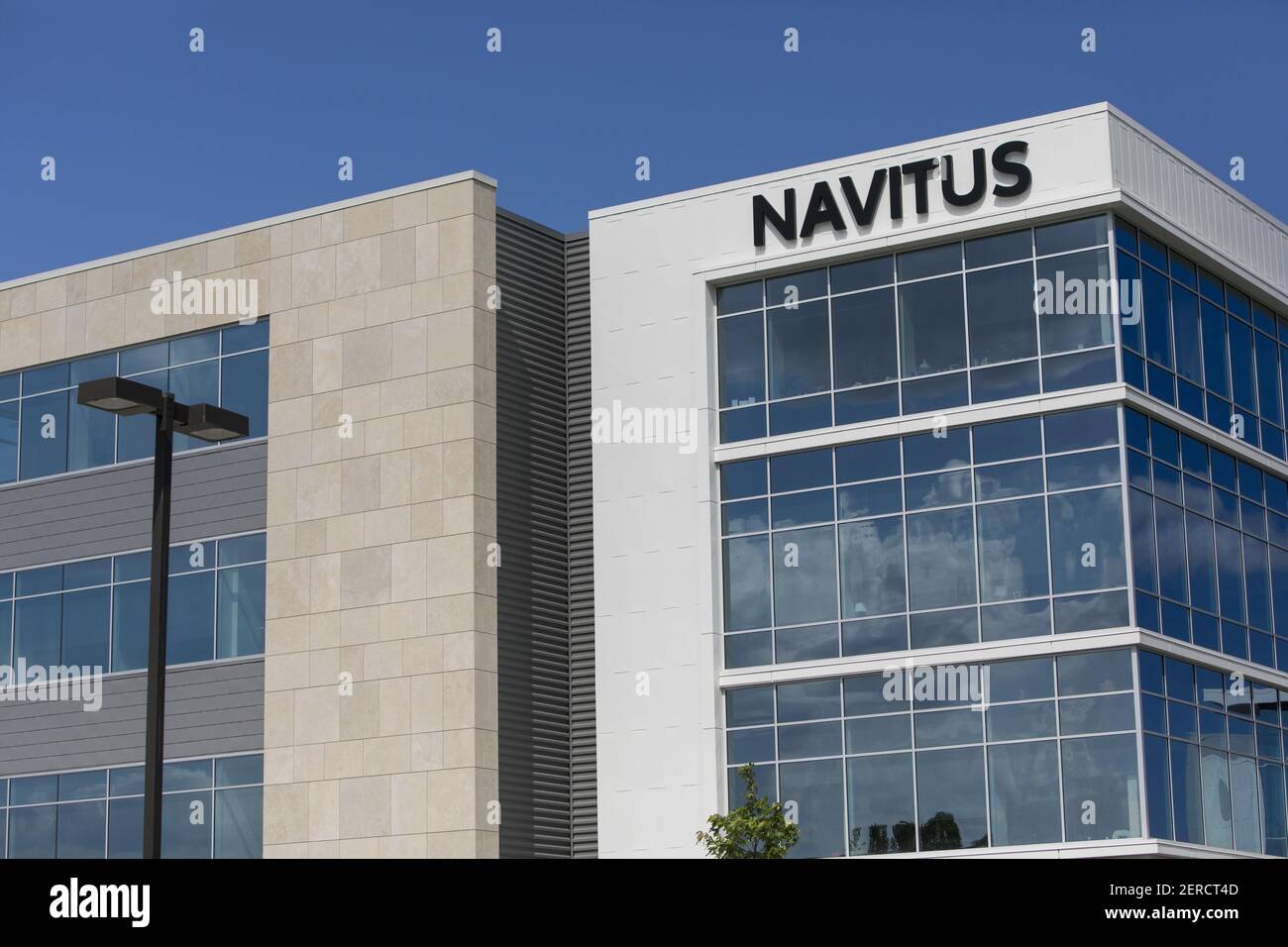 A logo sign outside of the headquarters of Navitus Health Solutions in ...