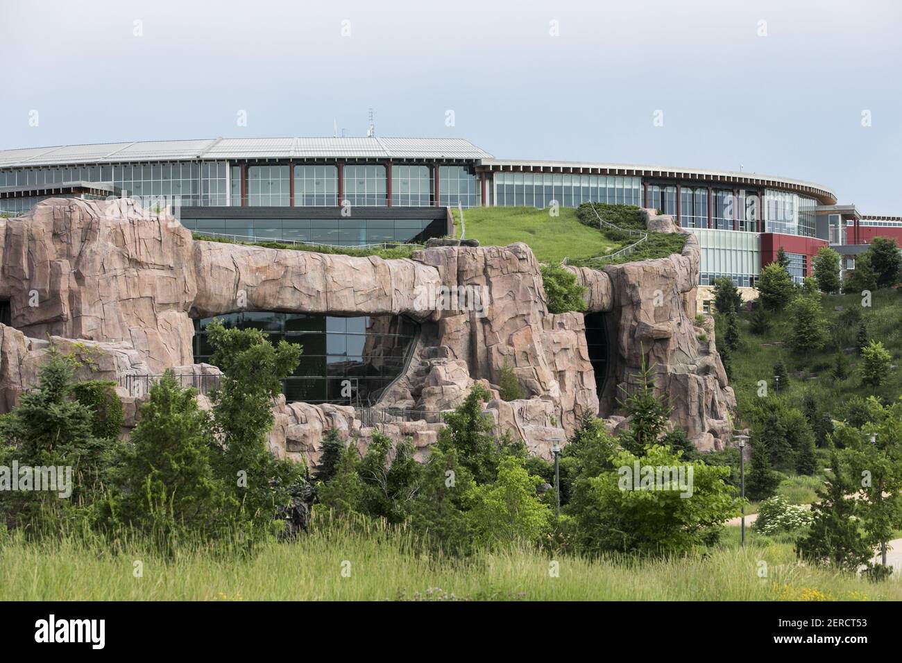 A view of the headquarters complex of the Epic Systems Corporation in ...