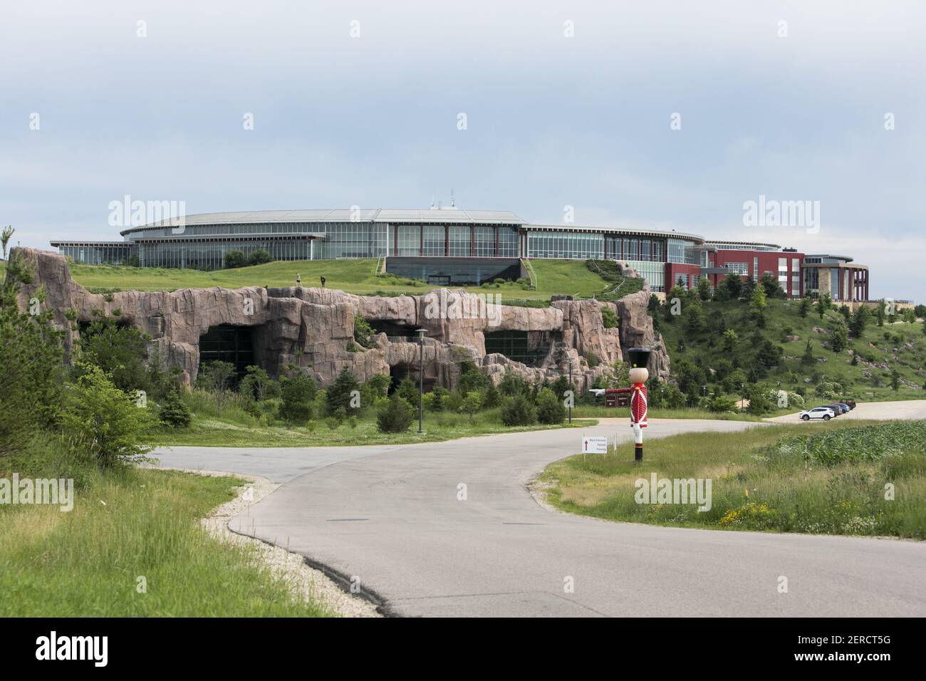 A view of the headquarters complex of the Epic Systems Corporation in ...