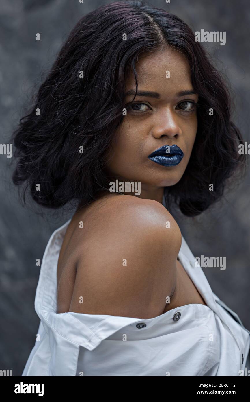 NEW DELHI, INDIA - JULY 2: Delhi based model Renee Kujur poses in ...