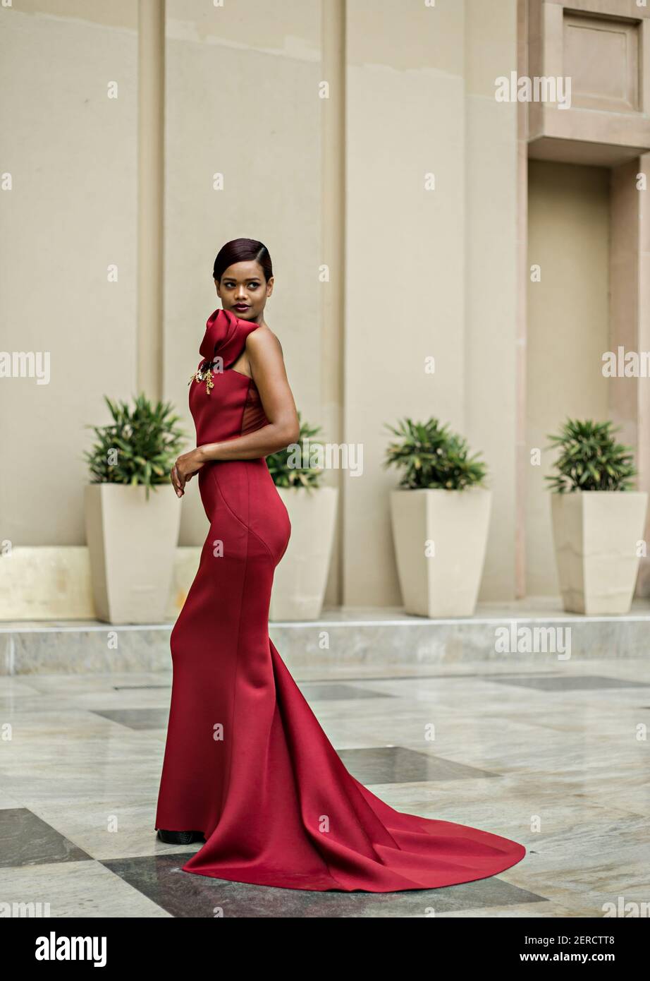 NEW DELHI, INDIA - JULY 2: Delhi based model Renee Kujur poses in ...