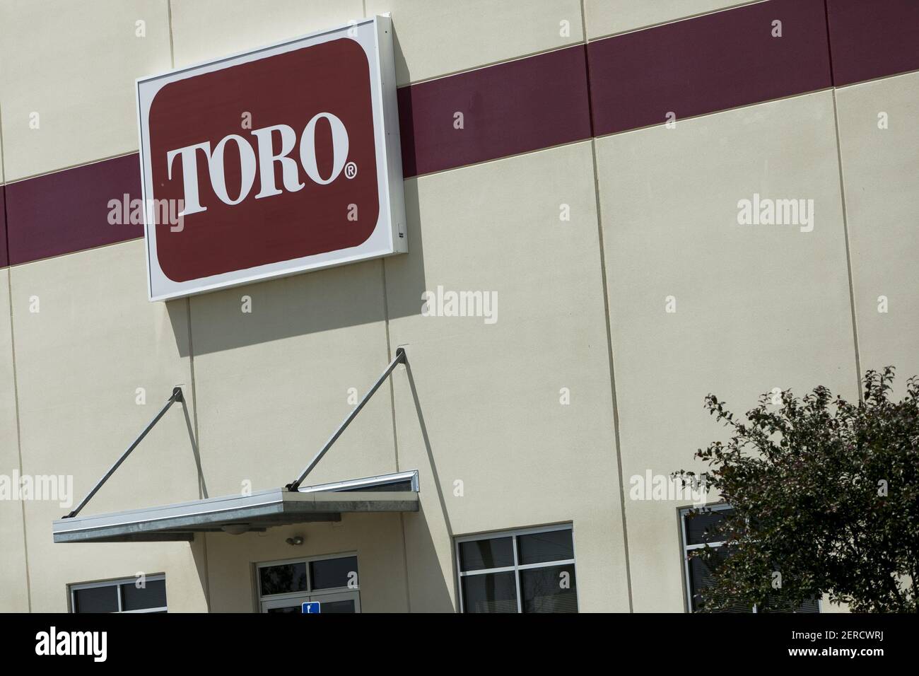 A logo sign outside of a facility occupied by The Toro Company in ...