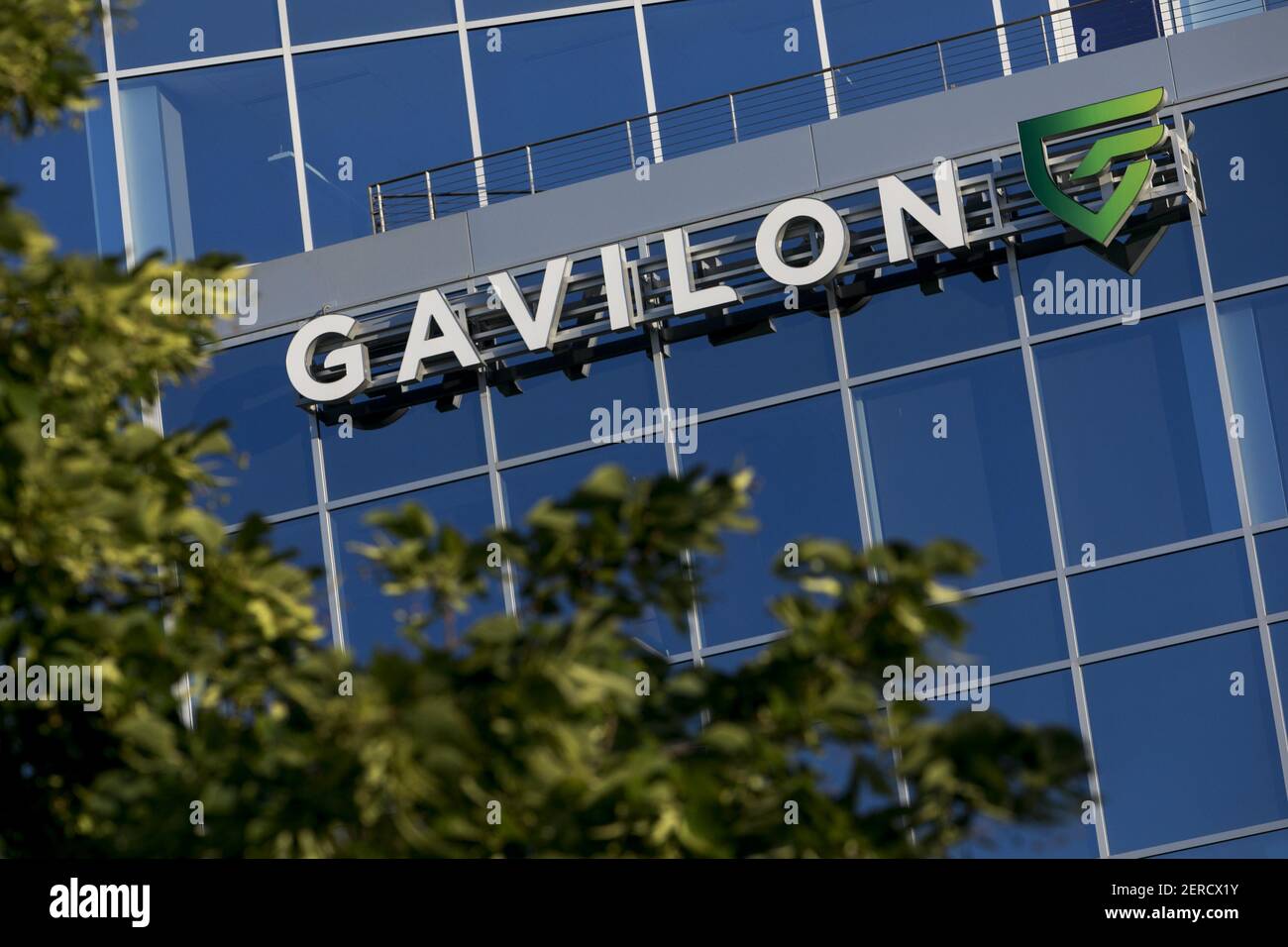 A logo sign outside of the headquarters of Gavilon in Omaha, Nebraska ...