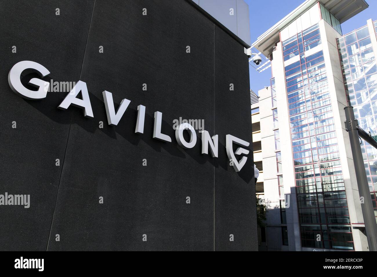 A logo sign outside of the headquarters of Gavilon in Omaha, Nebraska ...