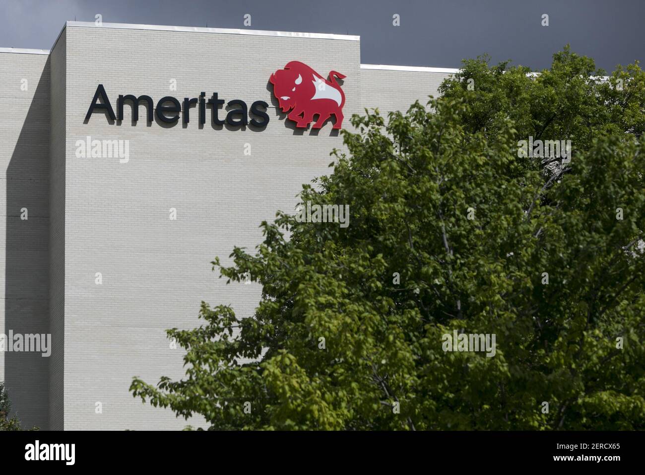 A logo sign outside of the headquarters of the Ameritas Life Insurance ...