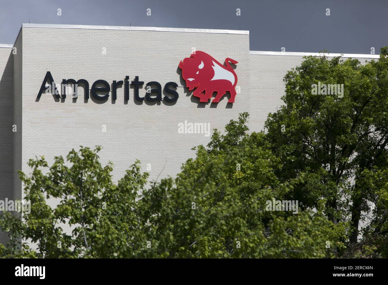 A logo sign outside of the headquarters of the Ameritas Life Insurance ...