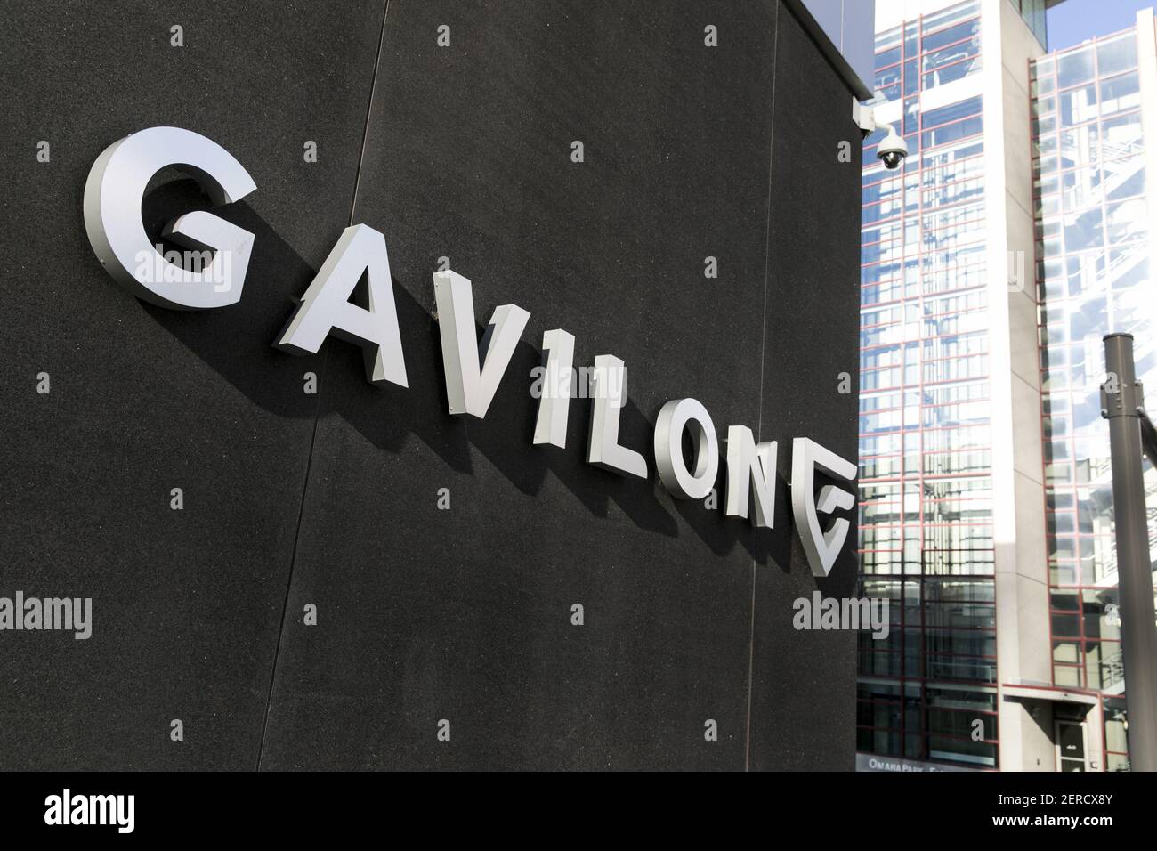 A logo sign outside of the headquarters of Gavilon in Omaha, Nebraska ...