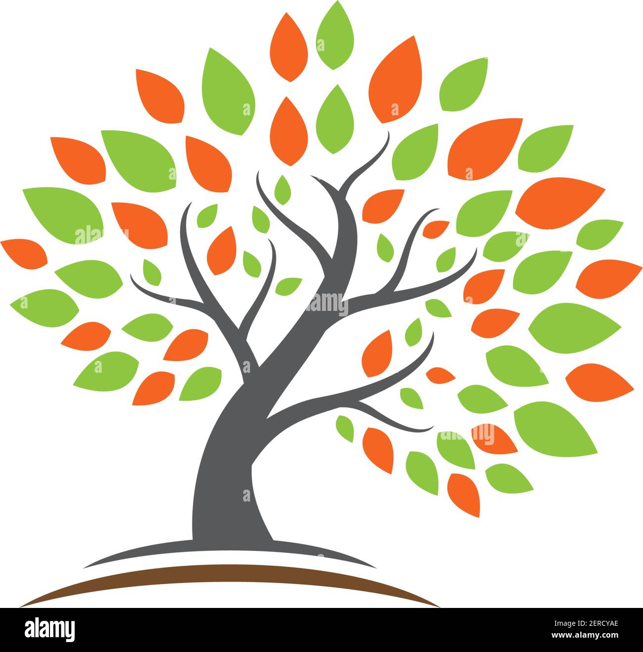 Tree logo template vector icon illustration design Stock Vector Image ...