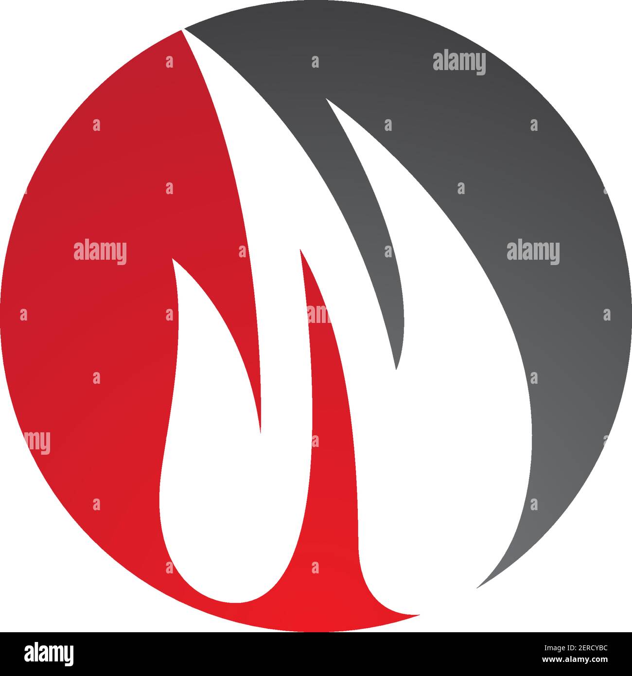 Fire flame Logo Template vector icon Oil, gas and energy logo concept ...