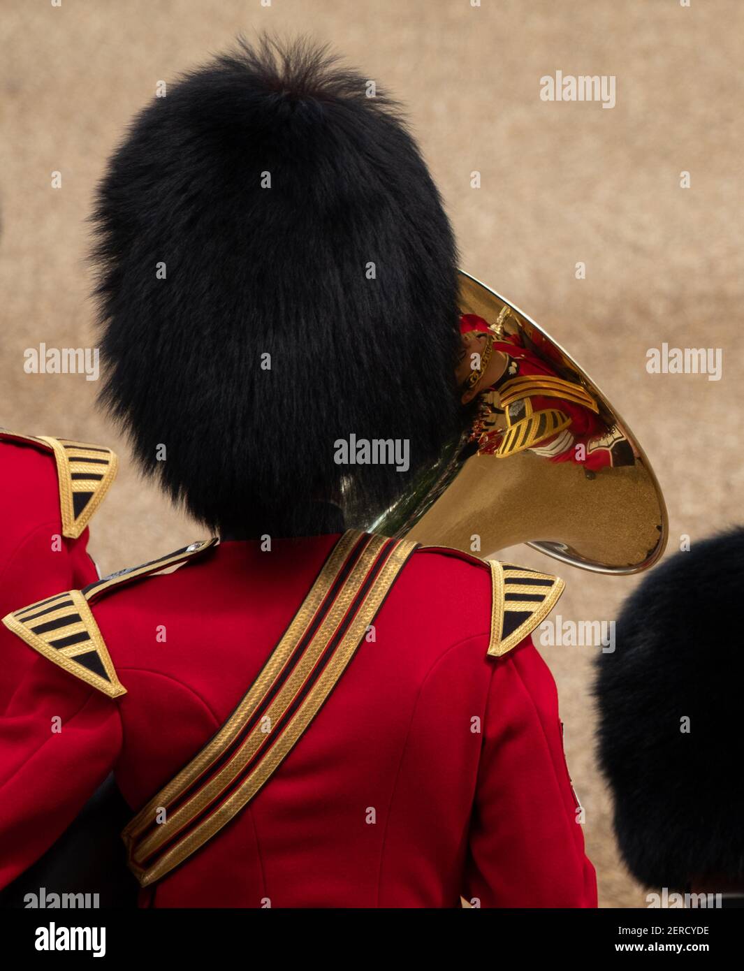 Trooping the Colour, annual military parade in London UK, with the ...
