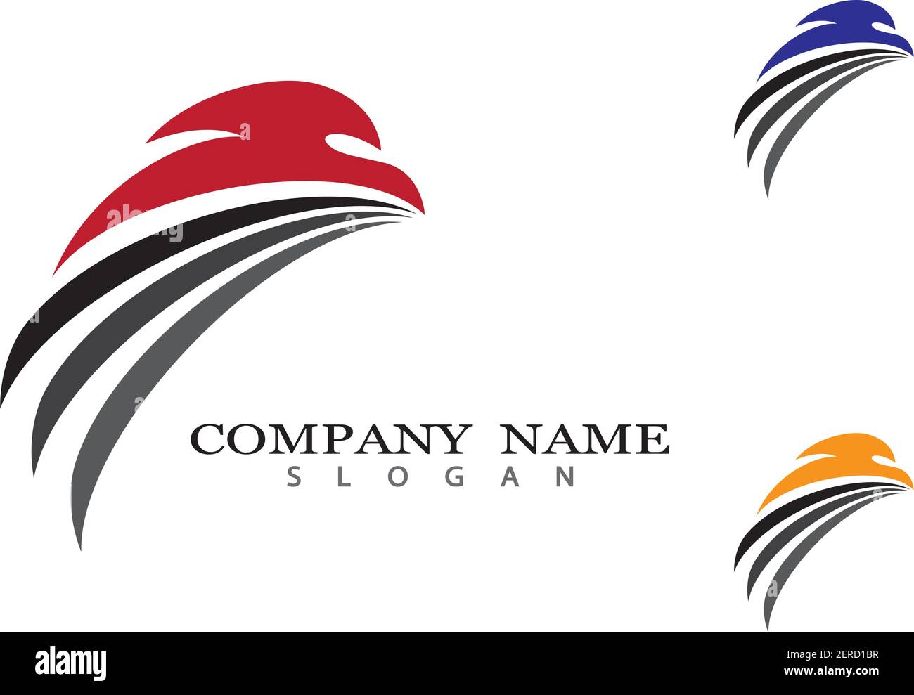 Falcon Logo Template vector icon illustration design Stock Vector Image ...