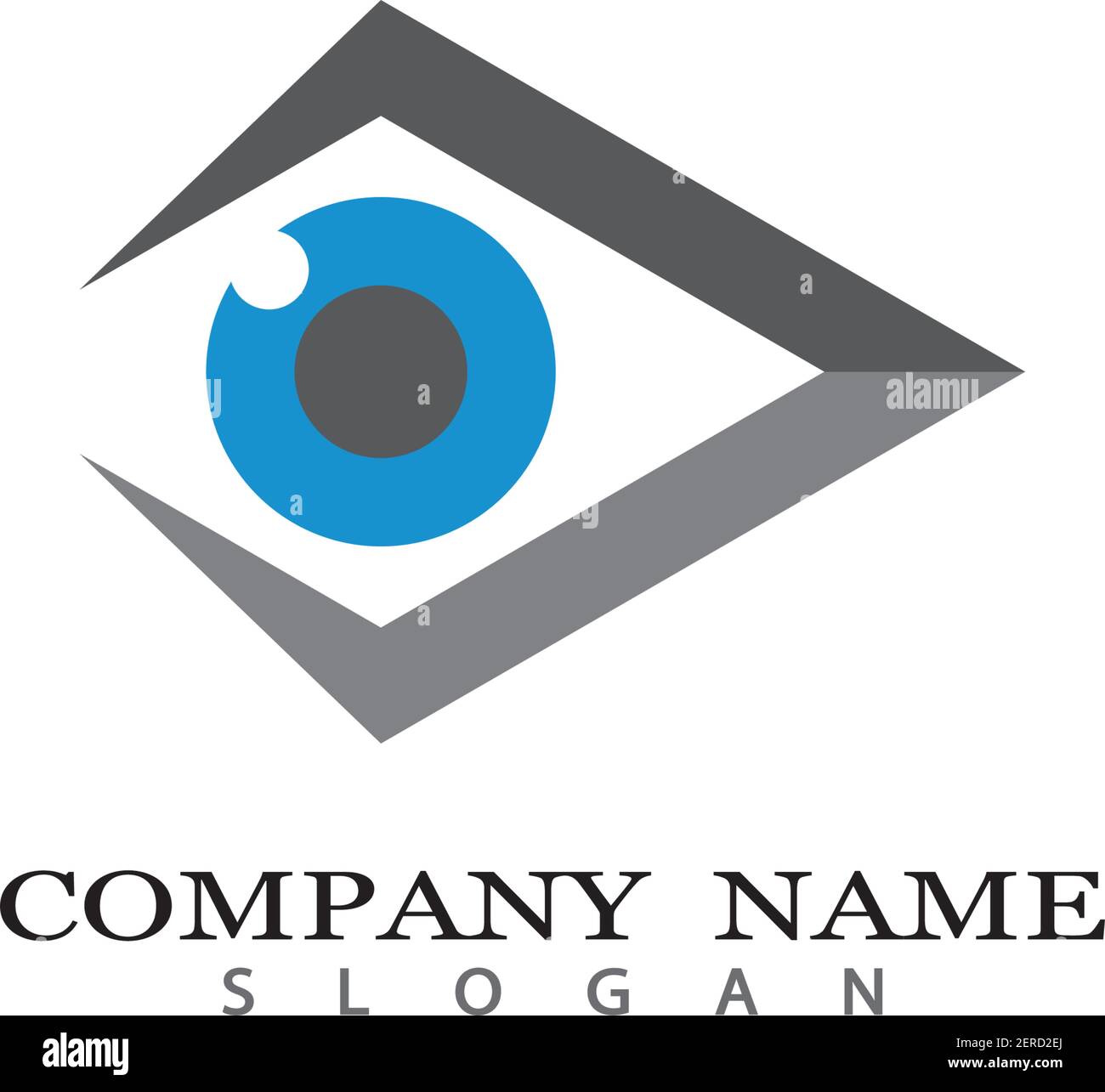 Eye logo template vector icon illustration design Stock Vector Image ...