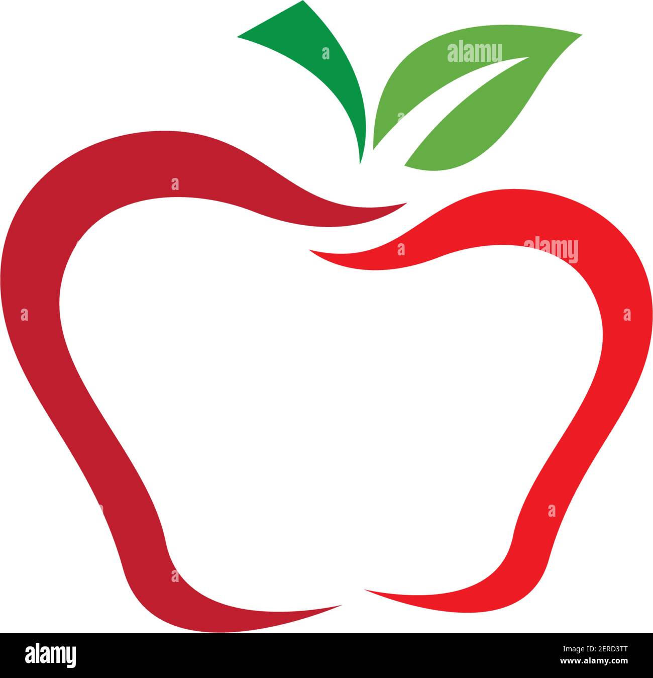 Apple logo template vector icon illustration design Stock Vector Image ...