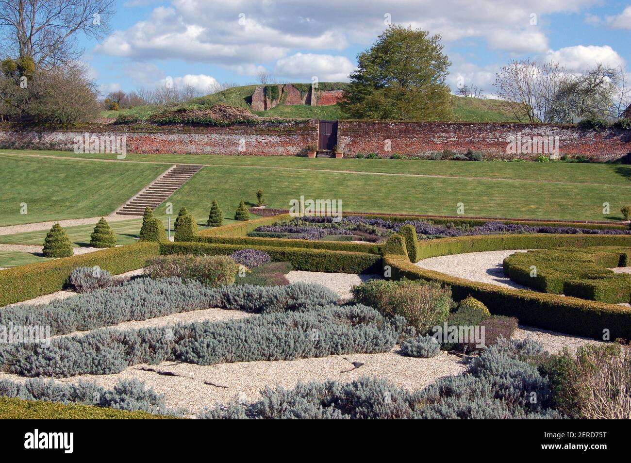The renovated formal garden of Tudor and Stuart times preserved at ...