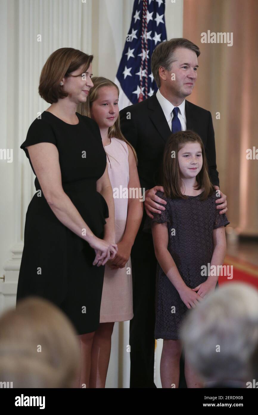 Supreme Court nominee judge Brett Kavanaugh accompanied by his wife ...