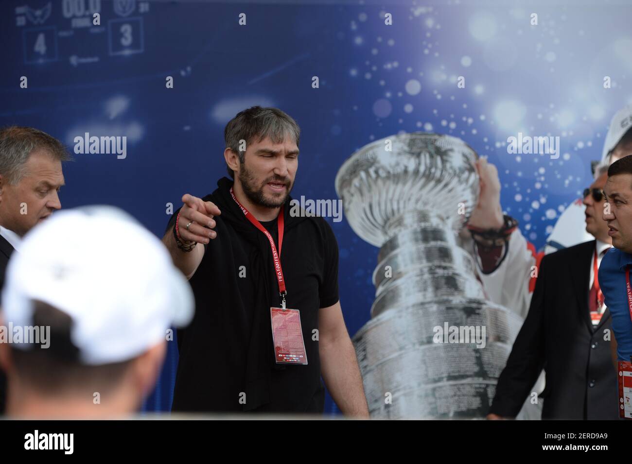 Washington Capitals hockey team player Alexandr Ovechkin during the ...