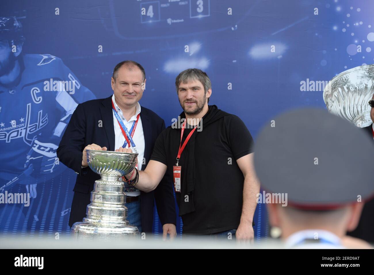 Washington Capitals hockey team player Alexandr Ovechkin during the ...