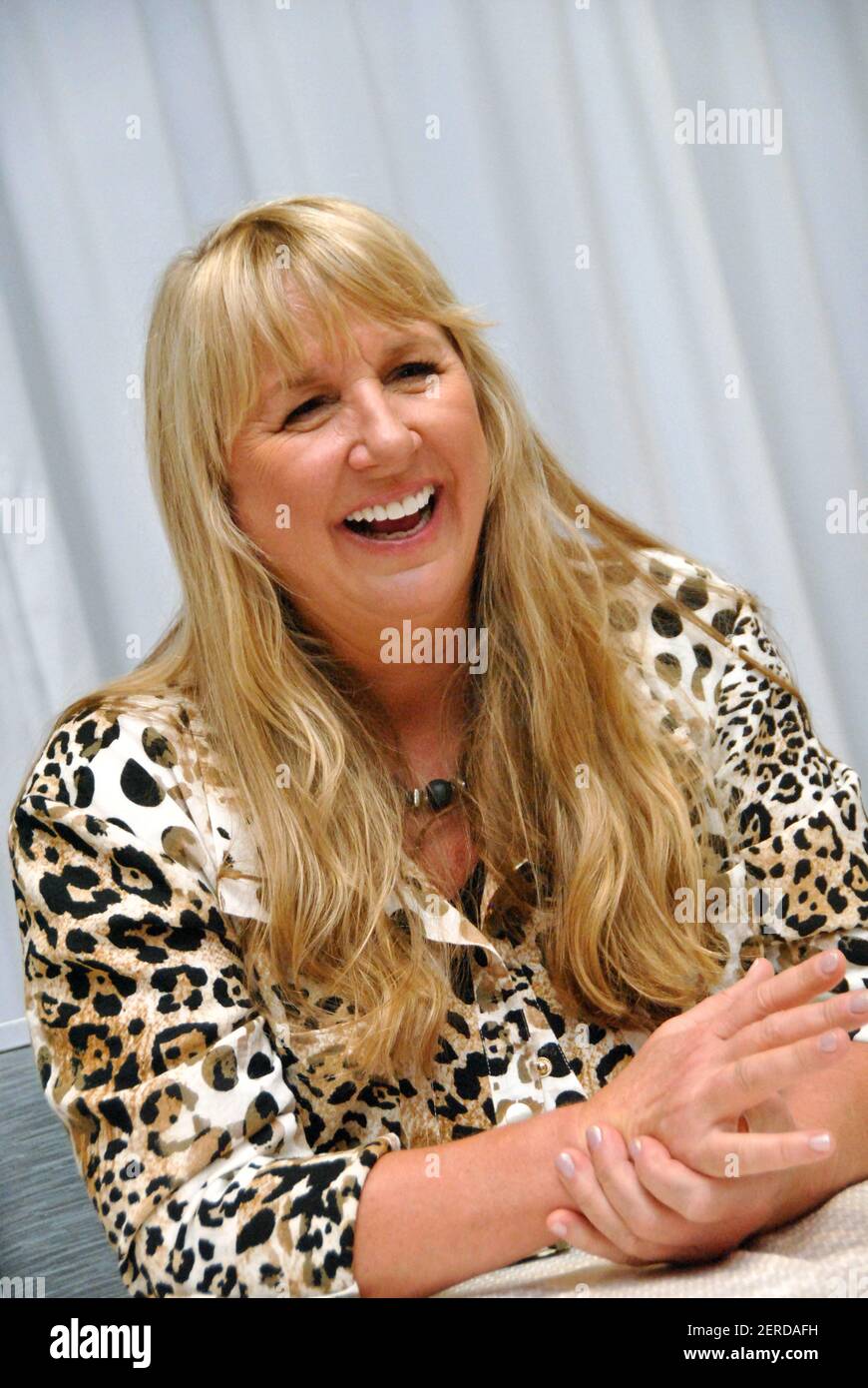 Tami Oldham Ashcraft at the Hollywood Foreign Press Association press ...