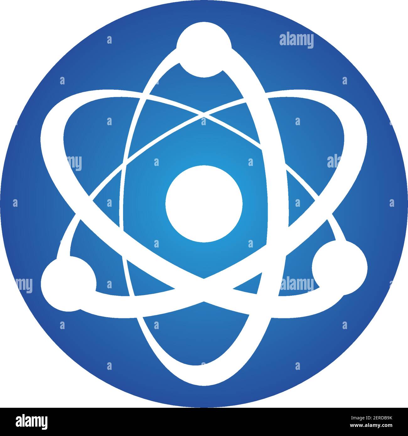 Molecules atom icon digital hi-res stock photography and images - Alamy