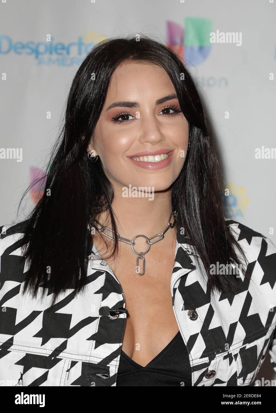 MIAMI, FL - JULY 11: Singer Lali Esposito visits "Despierta America ...