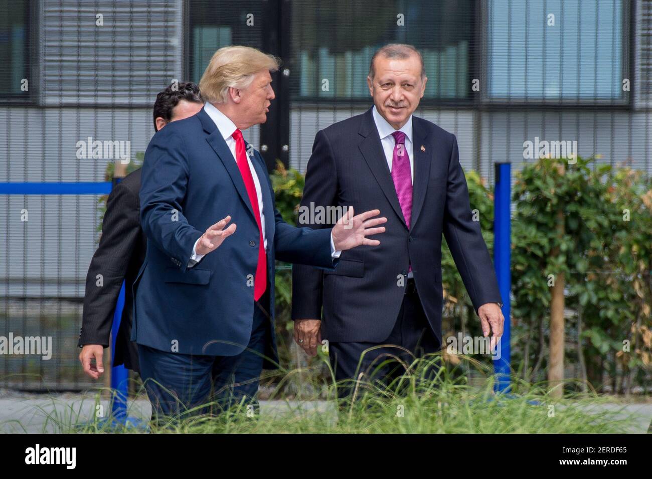 US President Donald Trump and Turkish President Recep Tayyip Erdogan ...