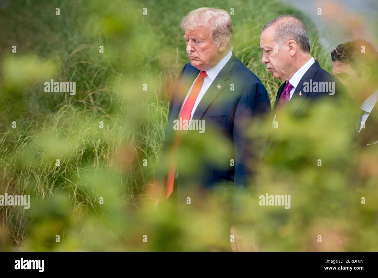 US President Donald Trump and Turkish President Recep Tayyip Erdogan ...